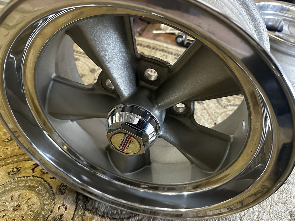 VINTAGE (1) 14x7 REAL TORQ - T70R THRUST POLISHED LIP 4 3/4 CHEVY ...