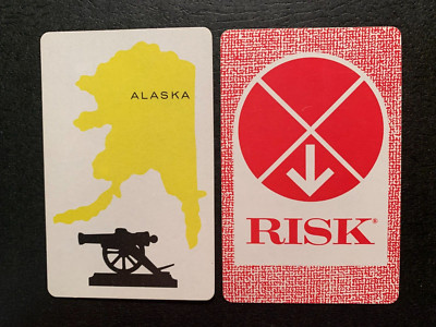 RISK 1968 ALASKA TERRITORY Card GAME REPLACEMENT Parker Brothers | eBay