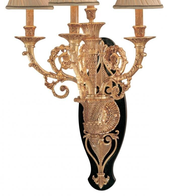Metropolitan Lighting Fixture Gold Indoor 4 Light Candle Style Wall ...