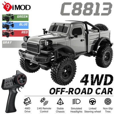 JJRC C8813 2.4G 4WD 12km/h Climbing Off-Road Lights Remote Controller ...