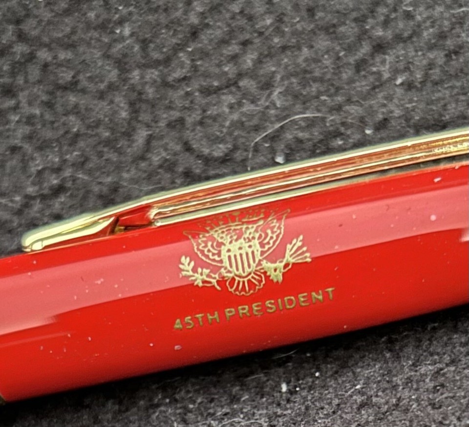 TRUMP RED PEN (3) EAGLE SEAL GOLD SIGNATURE REPUBLICAN MAGA GOP ...