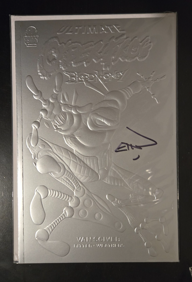 ALL CAPS ULTIMATE CYBERFROG: BLOOD HONEY SILVER COVER ETHAN VAN SCIVER ...