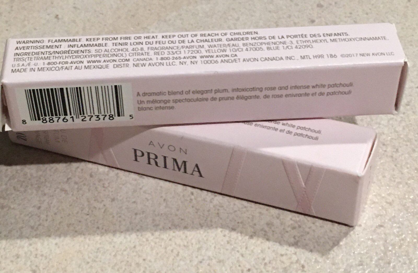 Travel Sprays Lot of 2 Eau de Parfum 0.3oz Prima Plum Rose White ...