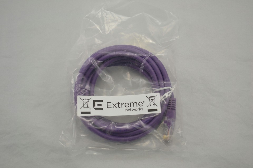 Extreme Networks Console Cable Adapter Cat 5E DB9 F Ethernet Network ...