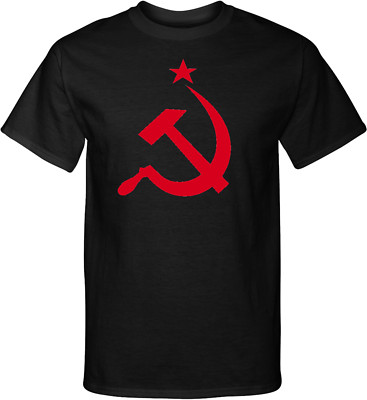 Buy Cool Shirts Soviet Union T-shirt Red Hammer and Sickle Tall Tee | eBay