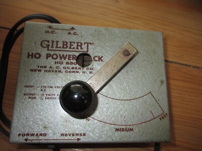 VINTAGE GILBERT HO AMERICAN FLYER TRAINS 650 POWER PACK~NOT TESTED | eBay