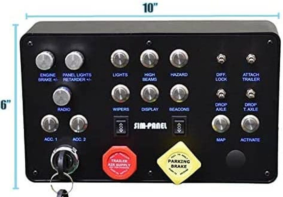 Classic ATS/ETS2 Button Box for American Truck Simulator with Vesa ...