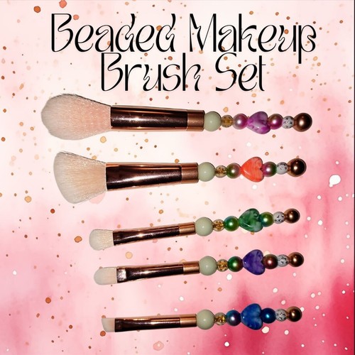 Beaded Makeup Brush Set 1 | eBay