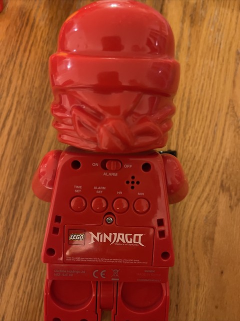 LEGO NINJAGO DIGITAL ALARM CLOCK - RED NINJA WITH SWORD for sale online ...