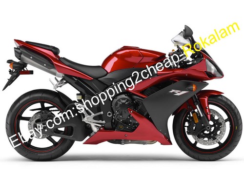 For Yamaha YZF-R1 07 08 YZF R1 2007 2008 Red Black Body Parts ABS ...