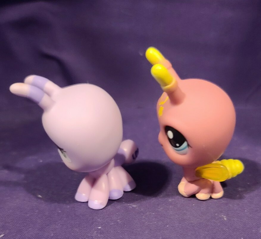 Authentic Littlest Pet Shop 1933 1308 Firefly Special Edition Purple ...