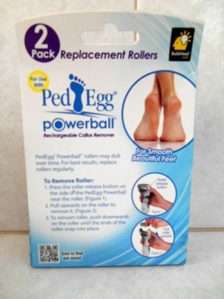 Ped egg power ball replacement rollers 2 pack original, retail box | eBay