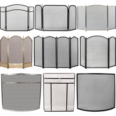 Fire Guard Screen Free Standing Spark Coal Fireplace Child Kid Safety ...