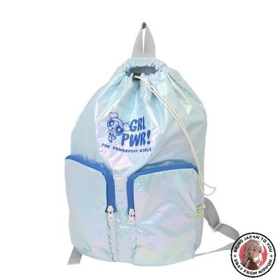 NEW Backpack Drawstring Bag Bubbles Powerpuff Girls Snubbull MPPG-073 ...