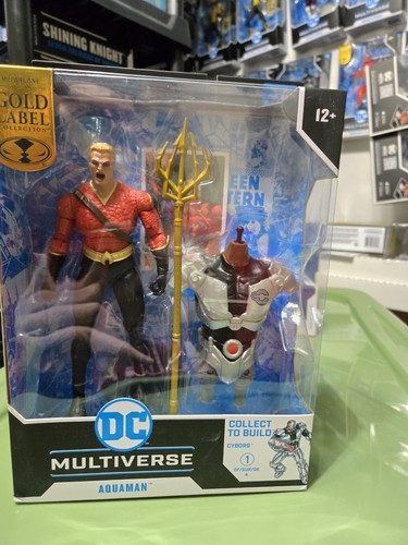 McFarlane AQUAMAN FLASHPOINT DC Multiverse CYBORG BAF Gold Label NIB | eBay