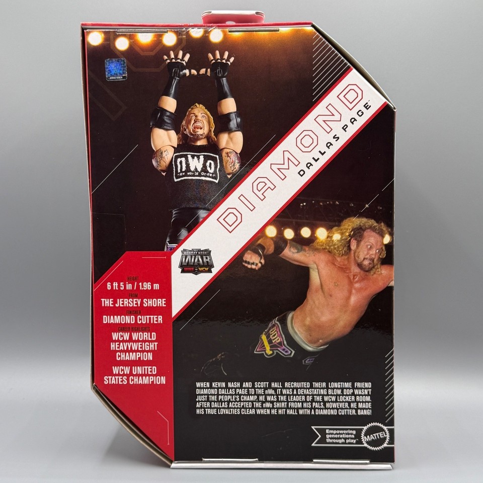 IN HAND wcw WWE mattel ULTIMATE EDITION ddp DIAMOND DALLAS PAGE monday ...