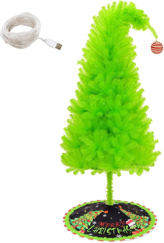 6FT Grinch Christmas Tree with Flexible Branches Green Monster Xmas ...