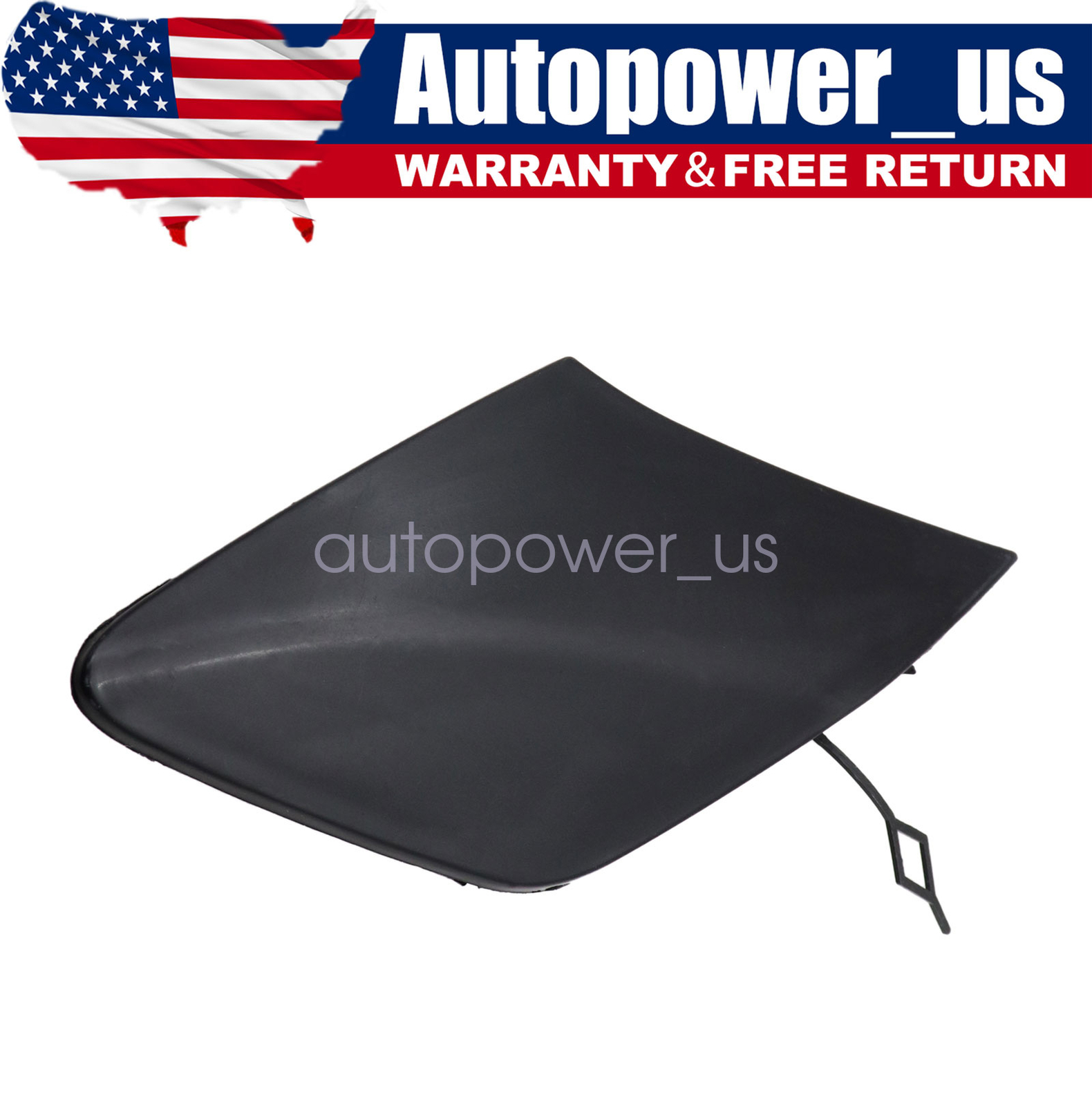 Black Front Tow Hook Eye Cap Front Fit For 2016 - 2018 Chevrolet Cruze ...