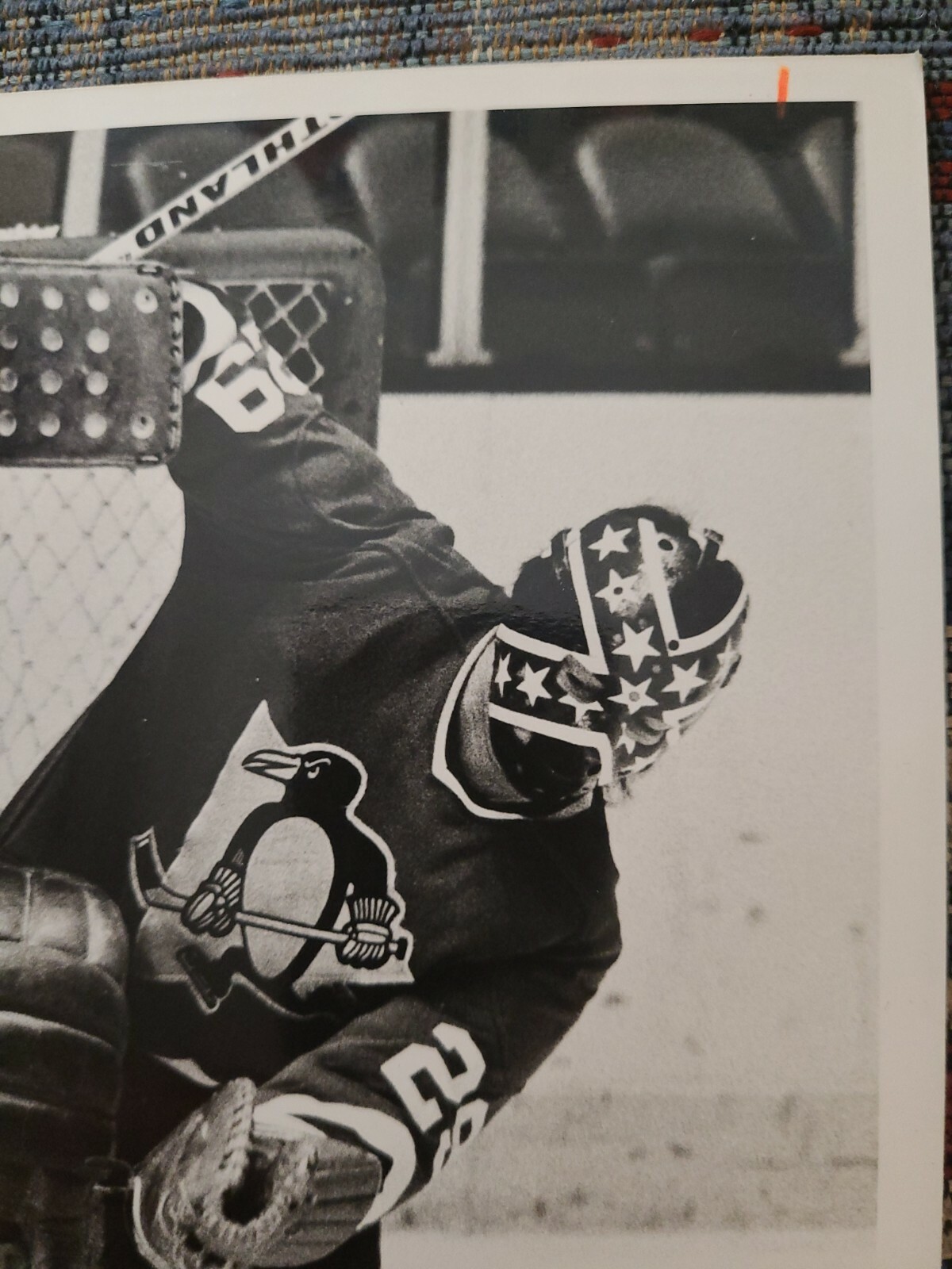 DUNC WILSON NHL HOCKEY GOALIE PHOTO PITTSBURGH PENGUINS RICHARD PILLING ...