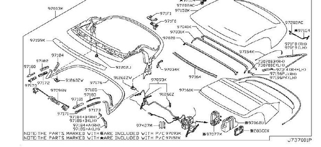 Nissan/infiniti 971f6-1et2a Bungee Kit 5th Bow. . for sale online | eBay