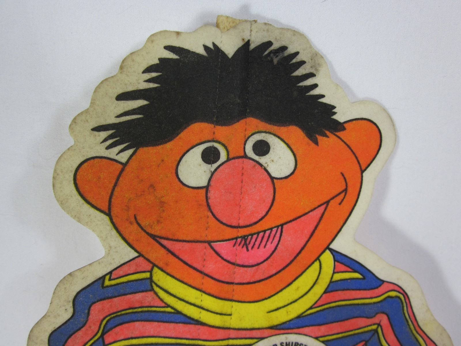 1980s Rare Muppets Ernie Hand Felt Banner Show Bob Shipstad Sesame ...