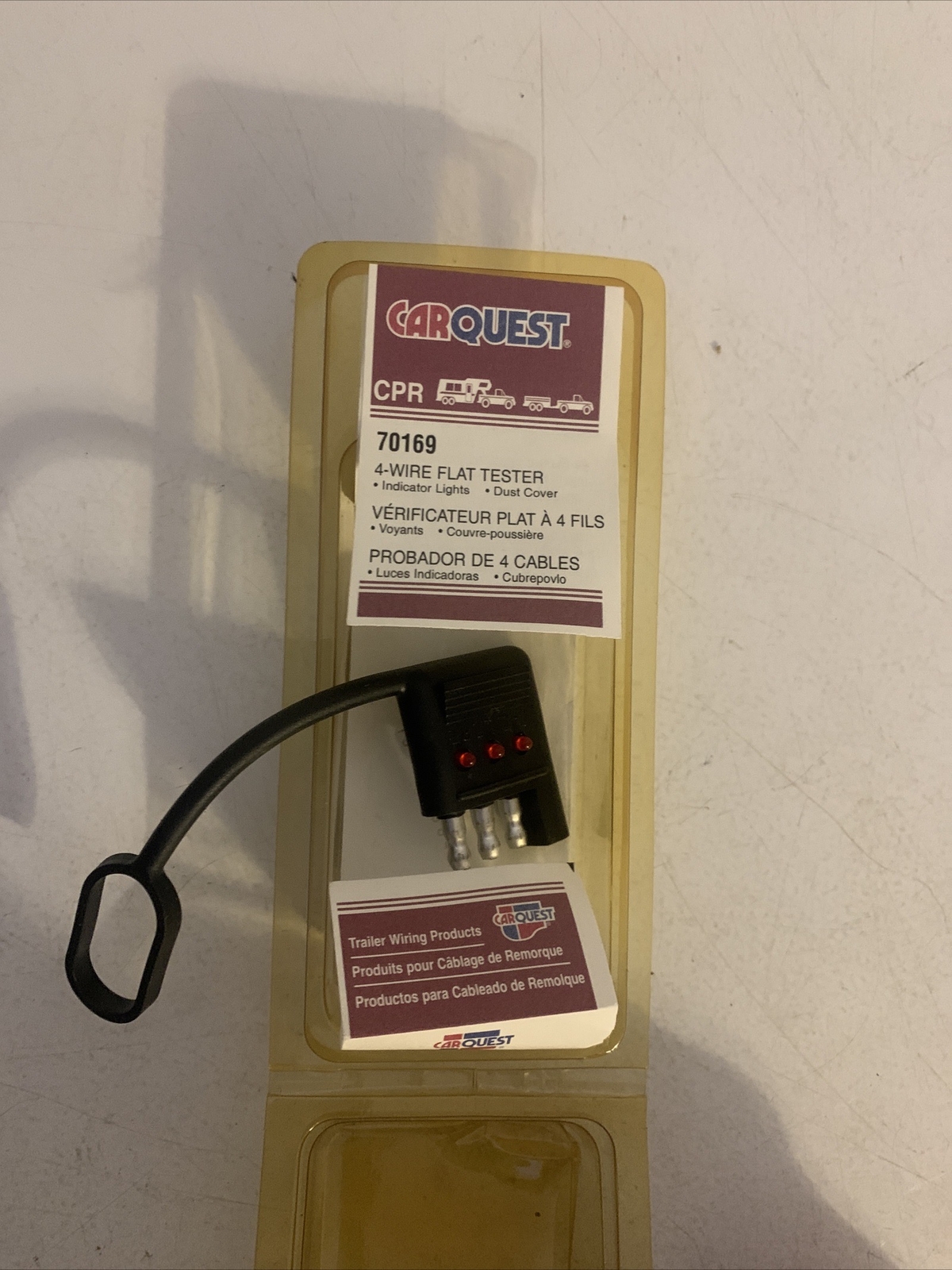 4-Pin Flat Trailer Wiring Tester for Light Wire Circuit Continuity Test ...