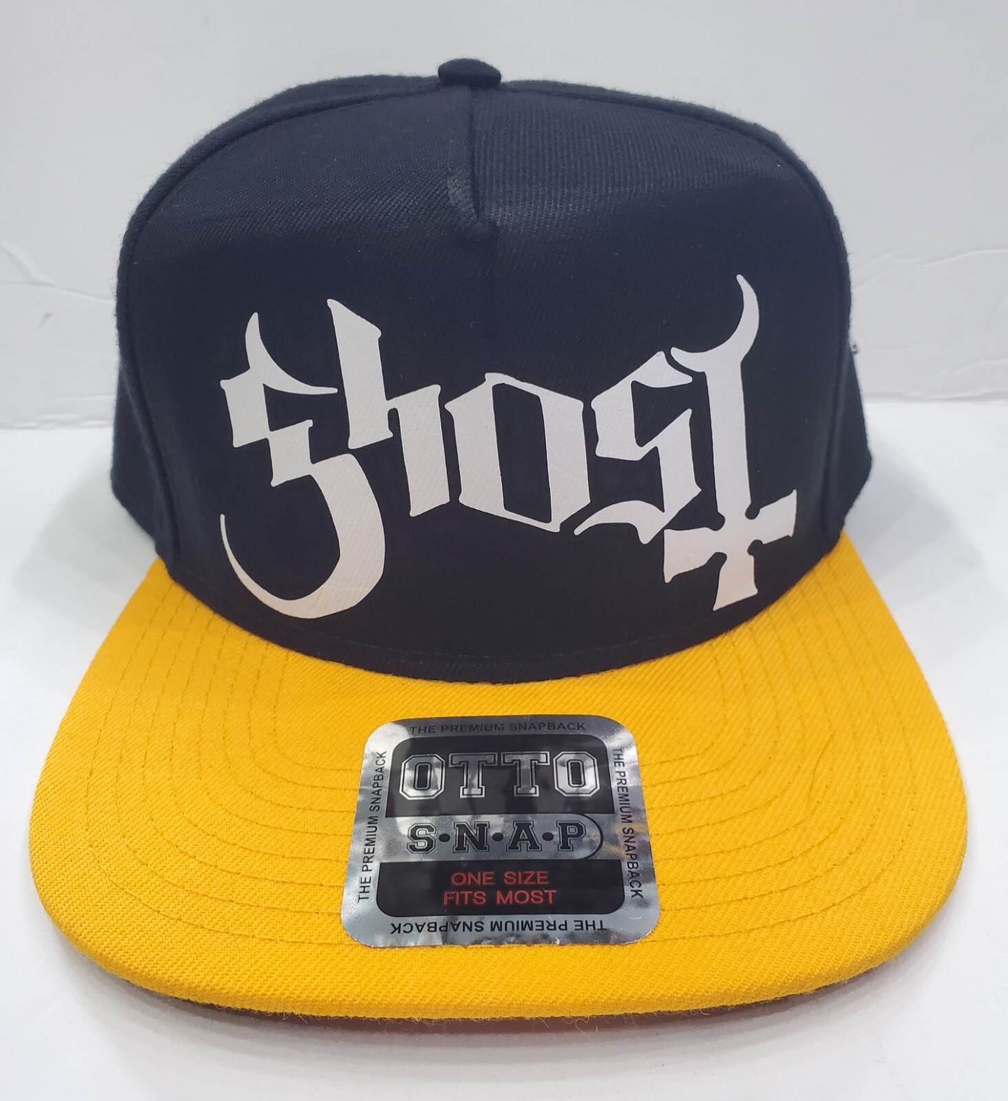 Metal Head Black Death Thrash Colors White Ghost Snapback Adjust | eBay