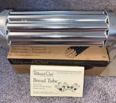 PAMPERED CHEF SCALLOPED BREAD TUBE INSTRUCTIONS 1565 NEW | eBay