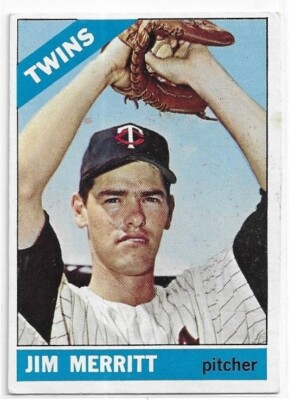 JIM MERRITT 1966 Topps Baseball card #97 Minnesota Twins VG | eBay