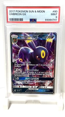 PSA 9 Umbreon GX 80/149 Sun & Moon Base 2017 Pokemon Card | eBay
