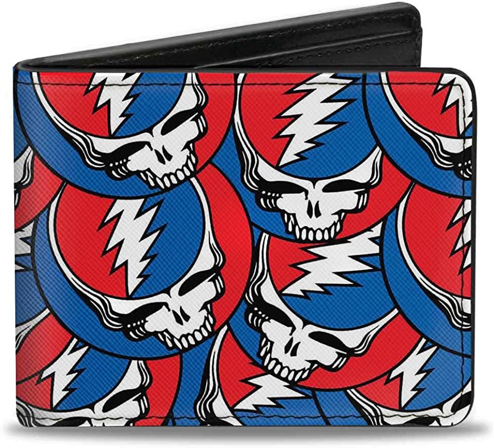Grateful Dead Skulls Bifold Grateful Dead Wallet Officially Licensed ...