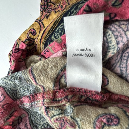 Maurices Large Pink Paisley Maxi Dress Spaghetti Straps V-neck | eBay