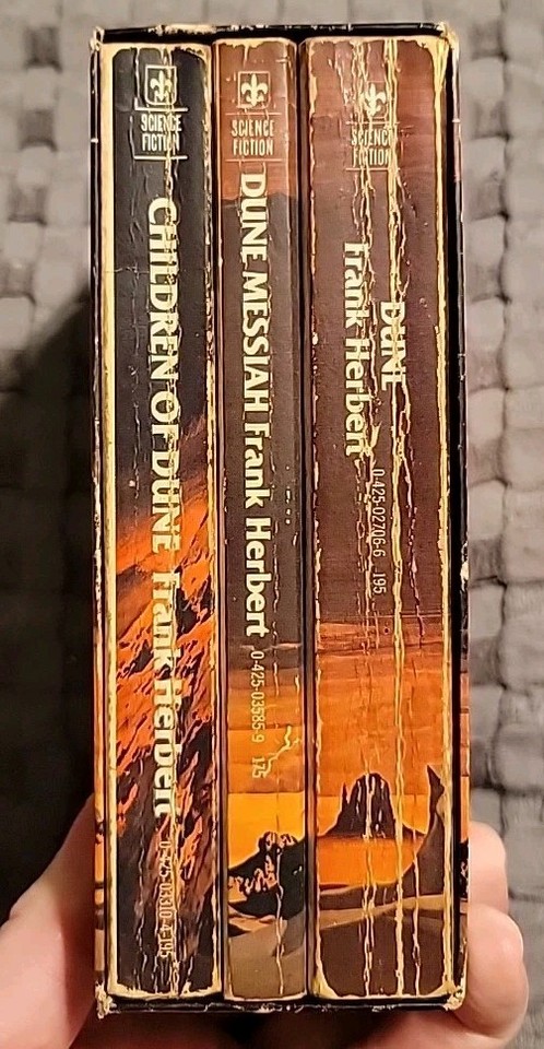 Dune Trilogy Complete Box Set 1977 Berkley Messiah Children Frank ...