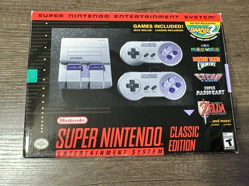 Super Nintendo SNES Classic Edition - BOX & PACKAGING ONLY, NO CONSOLE ...