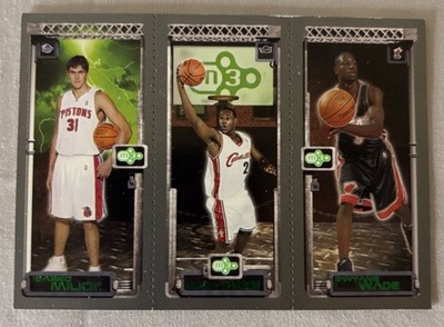 2003-04 Topps Rookie Matrix - LeBron James, Dwyane Wade, Darko Milicic ...