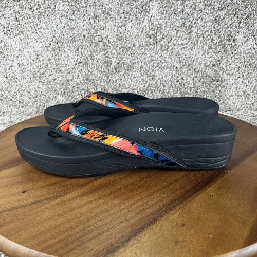 Vionic Pacific High Tide Sandals Women Size 10 Multicolor Platform Flip ...