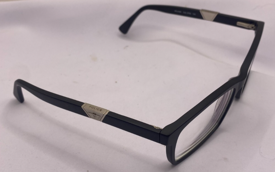 POLICE FRAMES ONLY EYEGLASSES VPL436K COL0703 BLACK 55-17-145 | eBay