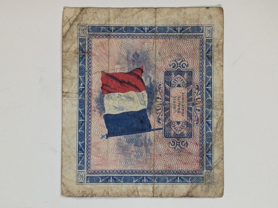 WW2 French 10 Franc 1944 (Allied Occupation Currency) France Banknote ...