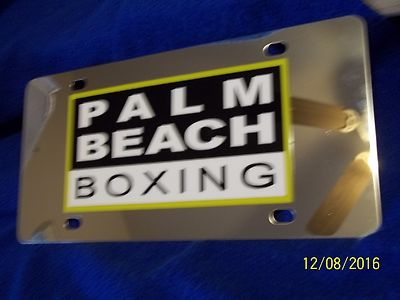 3D MIRRORED PALM BEACH BOXING LICENSE PLATE LOOK BUY IT NOW LOOK | eBay