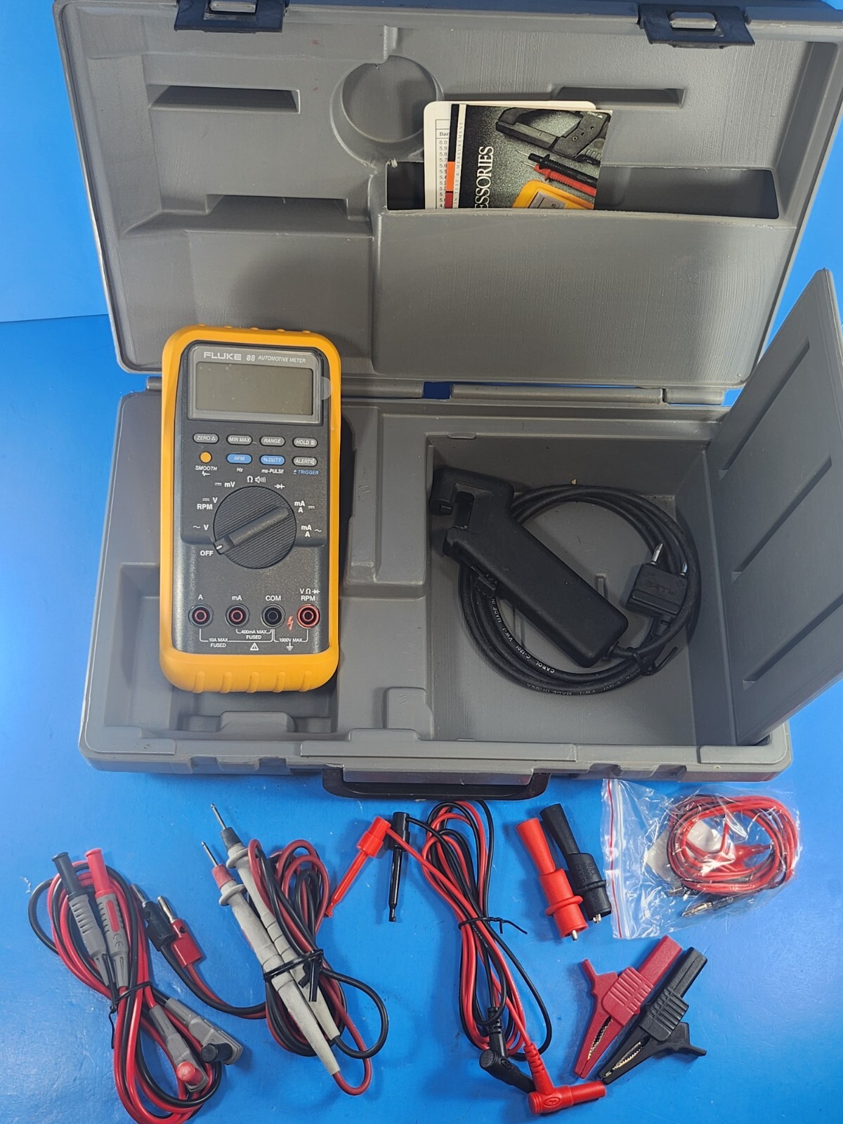 Fluke 88 Automotive Meter Multimeter with RPM and accessories | eBay