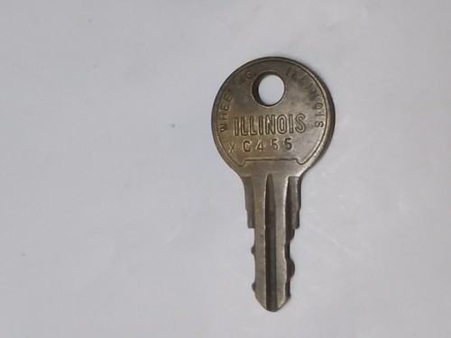 ILLINOIS Lock Key # XG455 XG 455 Slot Machine Jukebox Wallbox Arcade ...