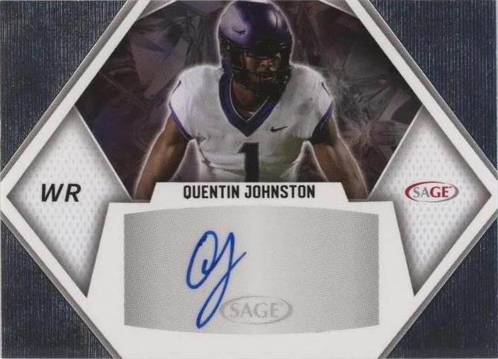2023 SAGE Low Series - Autographs Quentin Johnston #A-QJ (AU, RC) for ...