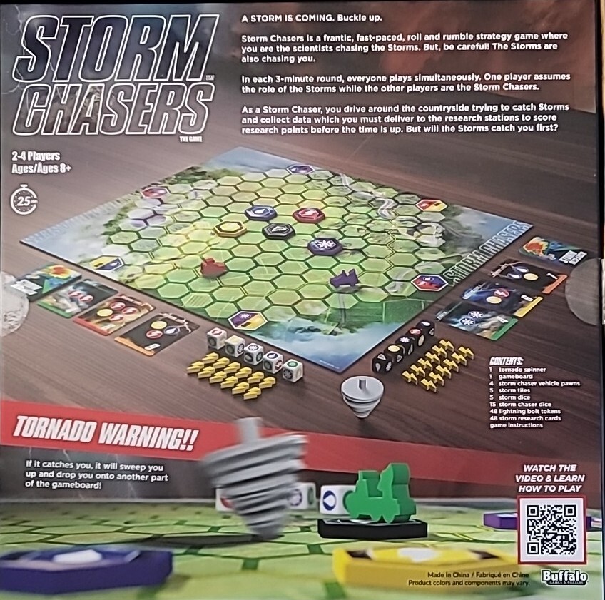 NEW Storm Chasers Board Great Game Of Tornado Storms & Rumble Strategy ...
