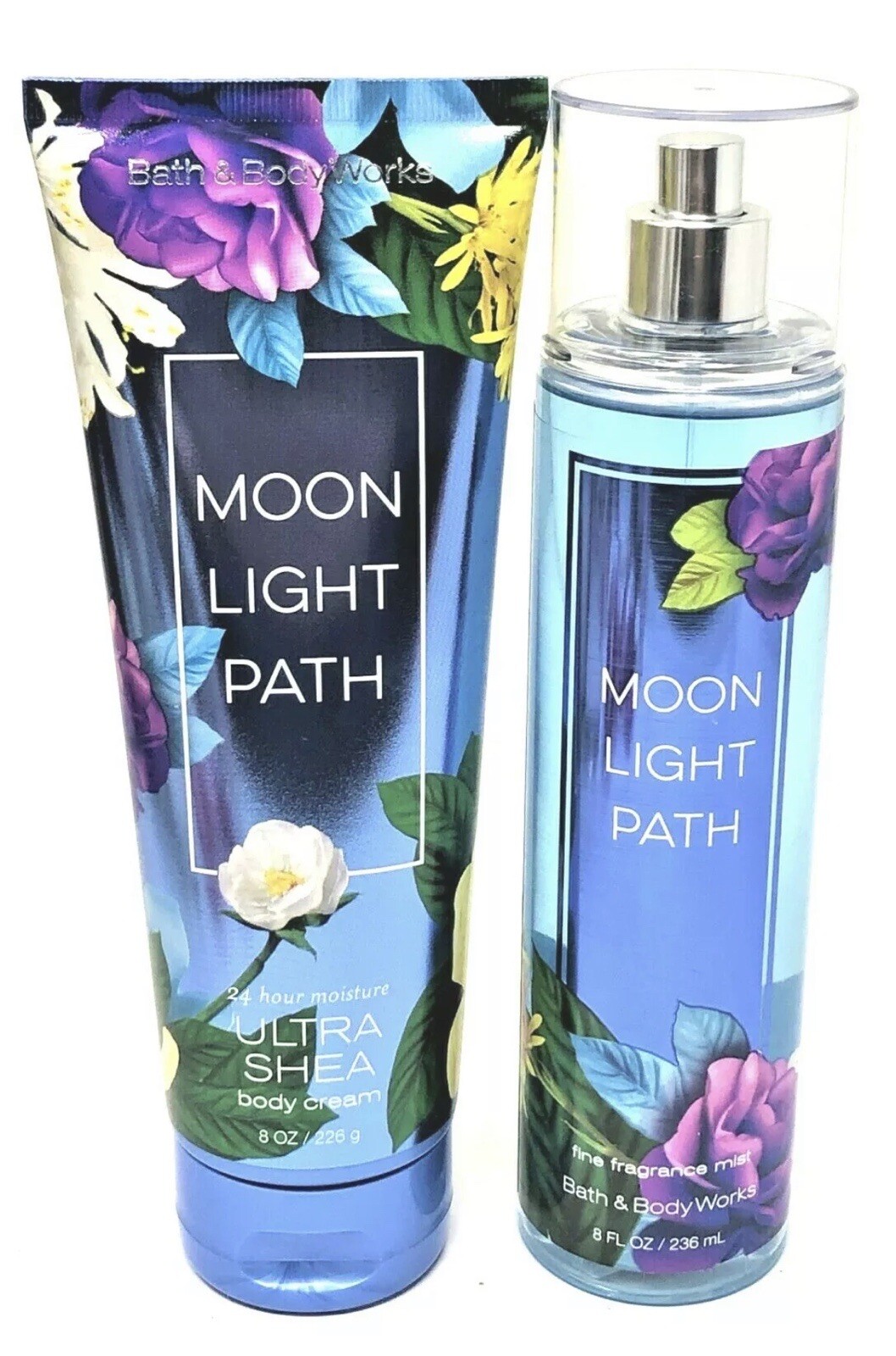 Bath Body Works MOONLIGHT PATH Fragrance Mist Spray Cream Lotion 8 oz ...