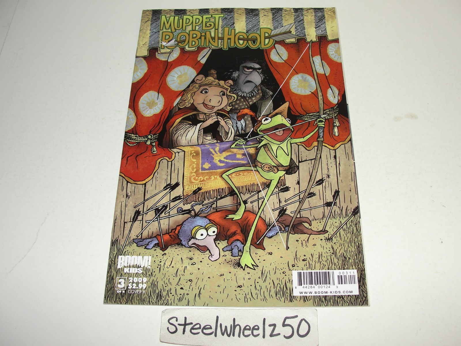 Muppet Robin Hood #3 Comic Boom 2009 Kermit Miss Piggy Gonzo David ...