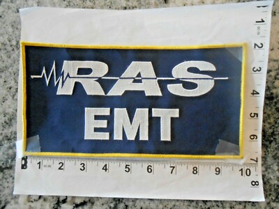 Large PATCH EMERGENCY "RAS" EMT free shipping | eBay