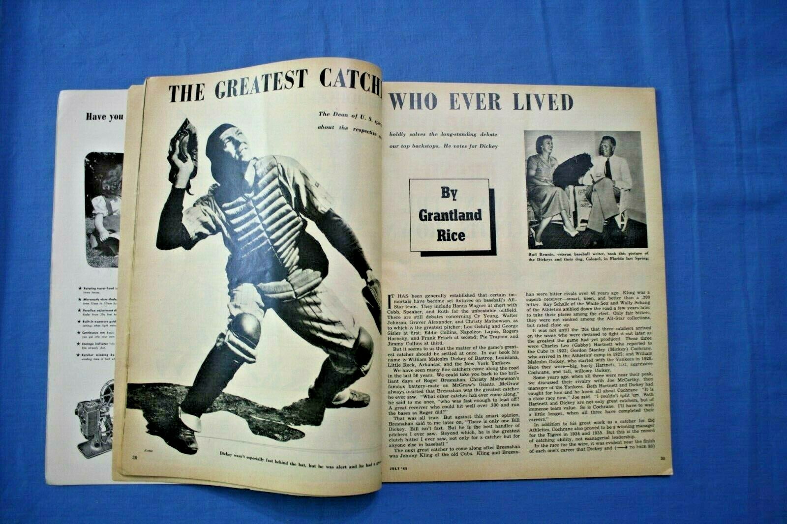 1949 Sport Magazine Lou Boudreau - Joe Gordon Cleveland Indians cover ...