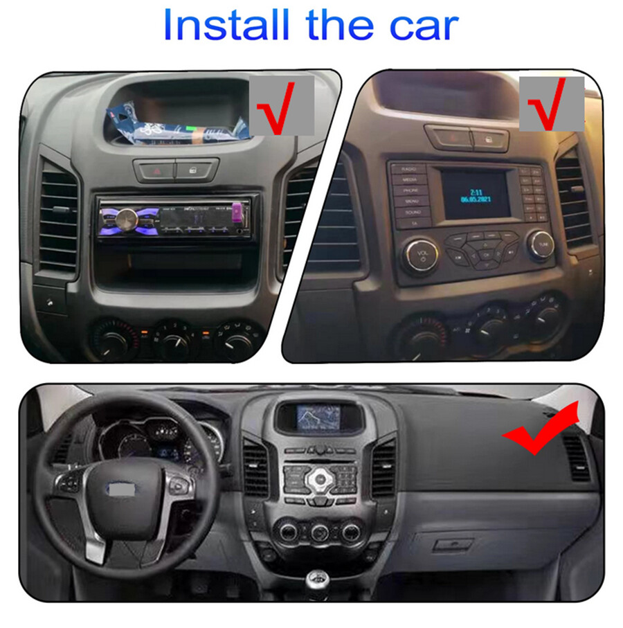 9.7" Car Stereo Radio GPS Navigation Head Unit WIFI FM For Ford Ranger ...