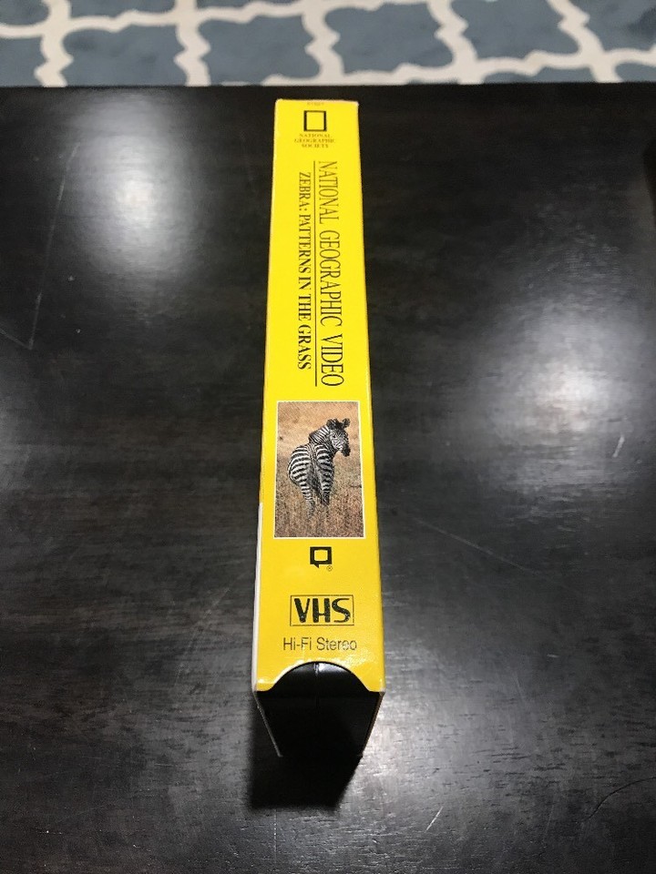 National Geographic Video - Zebra: Patterns in the Grass (VHS, 1992 ...