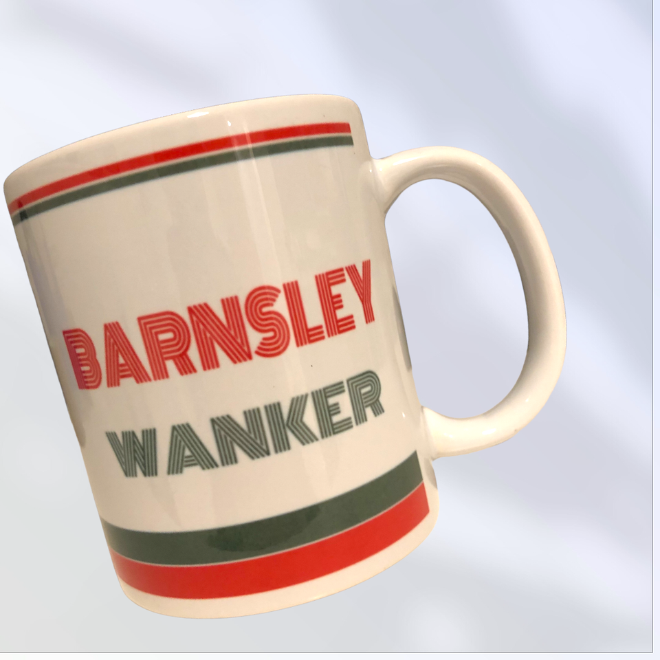 Barnsley FC Wanker Mug Cup Tea Coffee Funny Novelty Gift Idea Fan ...